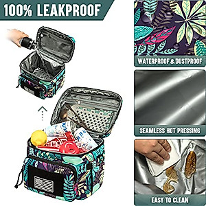 Sucipi Lunch Bag Insulated Lunch Box Lunch Cooler with MOLLE / PALS Webbing Leakproof Lunch Cooler Tote with Shoulder Strap for Tactical Men Women Adults