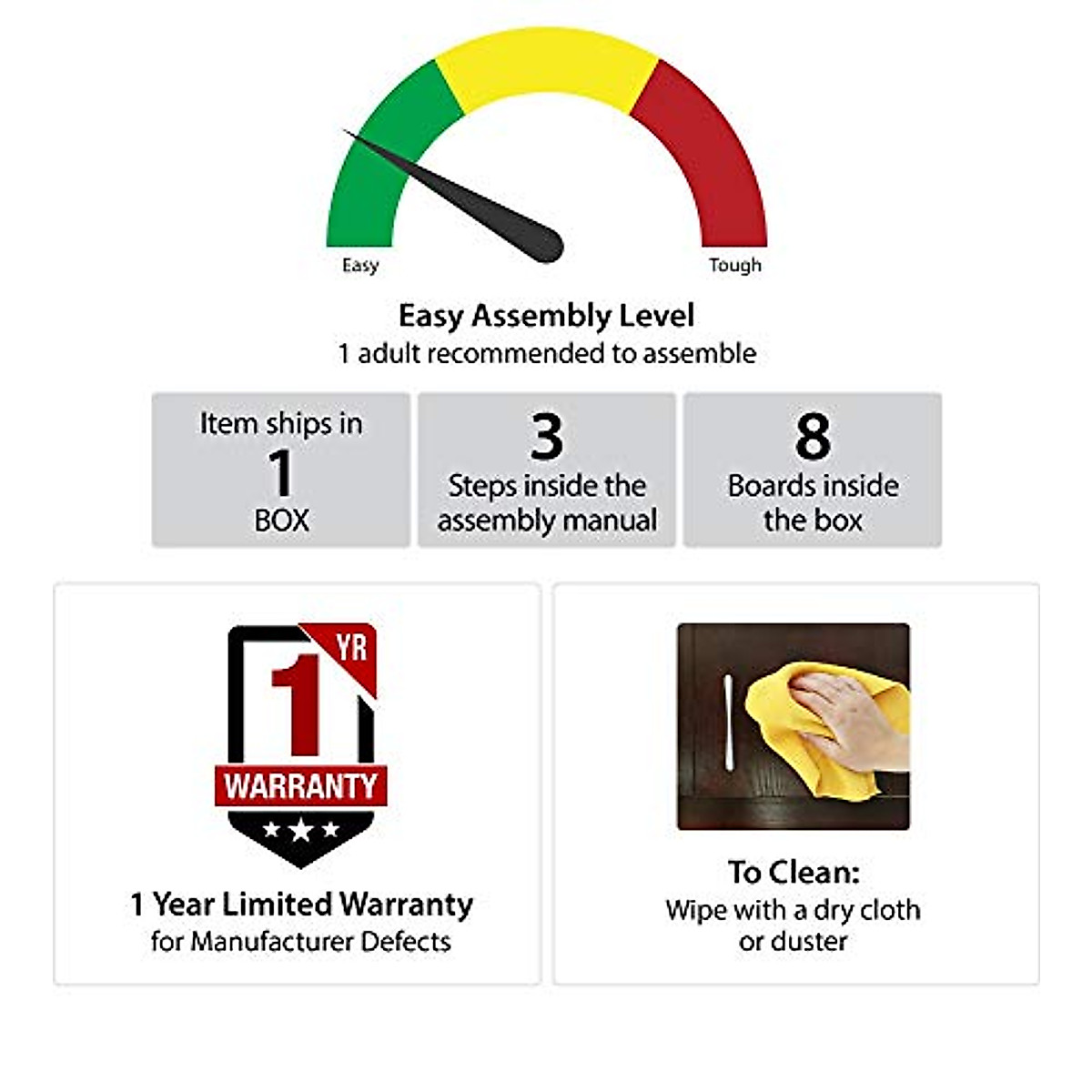 CosmoLiving Cosmopolitan Camila Laptop Desk, White Nesting Tables