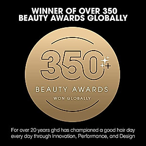 ghd Platinum+ Styler - 1" Flat Iron, Professional Performance Hair Styler, Ceramic Flat Iron, Hair Straightener, White