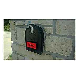 Mailbox Flag, Front Mount, Great on Brick/Stone Mailbox, Stylish Replacement