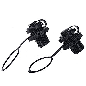 Inflatable Air Valve,Inflatable Boat Valve,2pcs Inflatable Air Valve Replacement Screw Air Valve for Inflatable Rubber Dinghy Raft Pool Boat Fishing Boats K2 Kayak Valve
