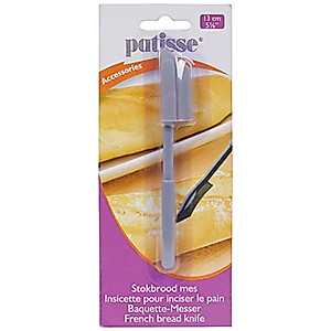 Patisse French Baguette Knife, Grey/Metal