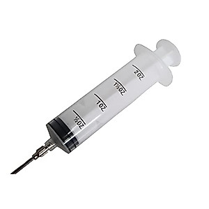Mirro Flavor Injector Syringe, 2 Oz, White