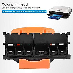 QY6-0083 Color Print Head Printhead Replacement for Canon MG6310 MG6320 MG6350 MG6380 MG7120 MG7150 IP7110 MG7180 MG7520 MG7550 iP8720 iP8750 iP8780 7110 MG7520 Printers
