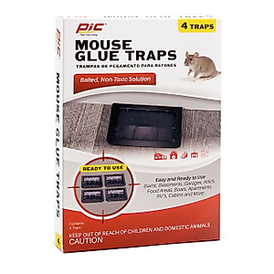 Pic GT4 Glue Mouse Tray, 4-Pack