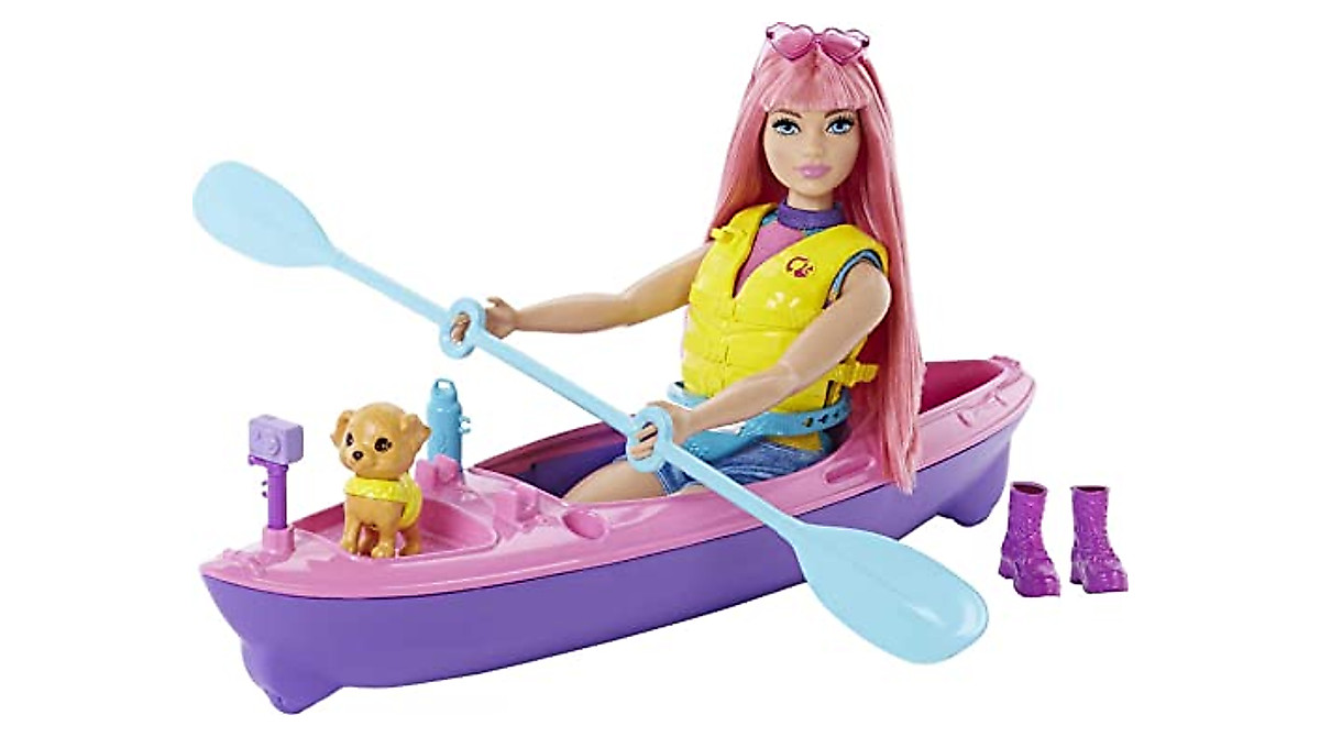 Barbie It Takes Two Doll Playset with Kayak & Accessories