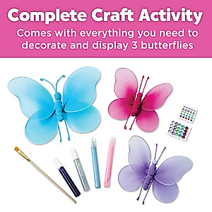 Creativity for Kids Beautiful Butterflies - Make Your Own Butterfly Wall Art & Decor (Packaging May Vary)