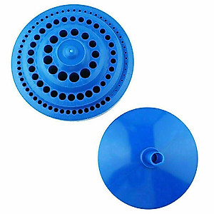 HomeSoGood Drill Bit Storage Holder Case 1-13mm Drill Bit Storage Box Round Shape Organizer Stand Household Rotatable Drill Rack(Blue)