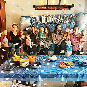 Sursurprise Tornado Party Decorations, Tornado Confetti Glitter for Table Cloud Lightning Bolt Paper Scatter, Twonado Fournado Storm Weather Birthday Party Supplies