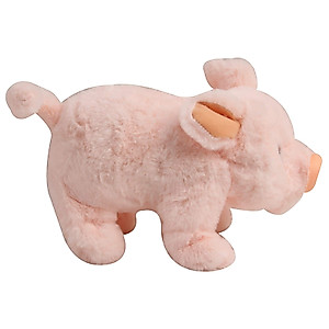 Vokodo Playful Piggy Walks Makes Sounds Wiggles Nose and Wags Tail Interactive Pig Kids Soft Cuddly Electronic Pet Battery Operated Animal Toys Great Gift for Preschool Children Boys Girls Toddlers