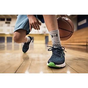 Under Armour Youth Phenom Crew Socks, 3-Pairs , Red Assorted , Small