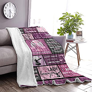 CYREKUD Lawyer Gifts for Women Blanket,Lawyer School Gifts Throw Blanket,Gifts for Lawyer Blanket,Lawyer Gifts for Lawyer Graduation Students,Lawyer Blanket for Christmas Sofa Lawyer Decor 50x 60