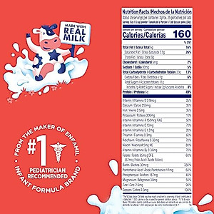 Enfagrow PREMIUM Toddler Nutritional Drink, Natural Vanilla Flavor, Omega-3 DHA for Brain Support, Prebiotics & Vitamins for Immune Health, Non-GMO, Powder Can, 32 Oz
