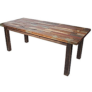 Reclaimed wood dining table