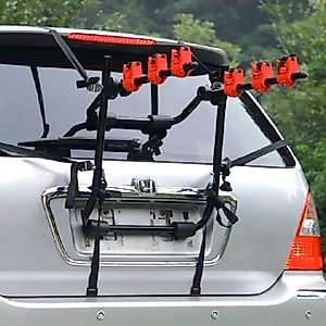 DYRABREST 44 lbs Bike Hitch Mount Rack Platform,Foldable Car Bike Carrier Rack Compatible,Suitable for Sedan Cars, Trucks, SUV and Minivans with Hitch Receiver