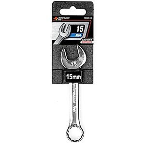 Performance Tool W30615 15mm Stubby Combo Wrench