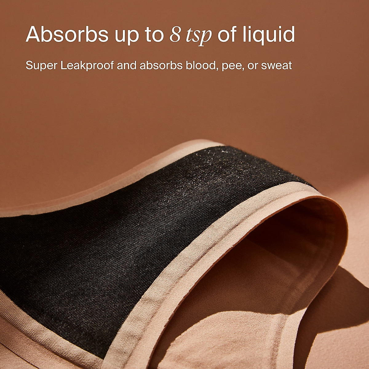 KNIX Super Leakproof No-Show Boyshort, Leakproof Underwear, Period Underwear for Women, Machine Washable, Reusable, Black, XXX-Large (1 Pack)