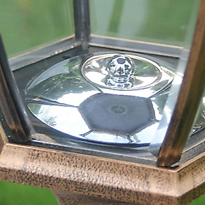 XIAOXY Solar LED Lawn Light Outdoor Garden Light Solar Street Light Home Villa Lights Garden View Lights European Waterproof Outdoor Column Headlight Rural Outdoor Wall Door Pillar Lamp