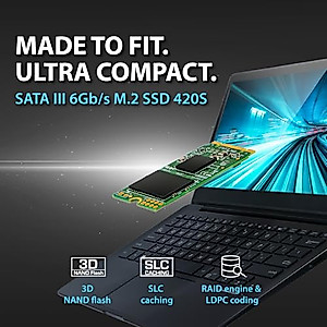 Transcend 3D TLC NAND with SSD M. 2 2242 Sata – Iii GB/S mts420s Series