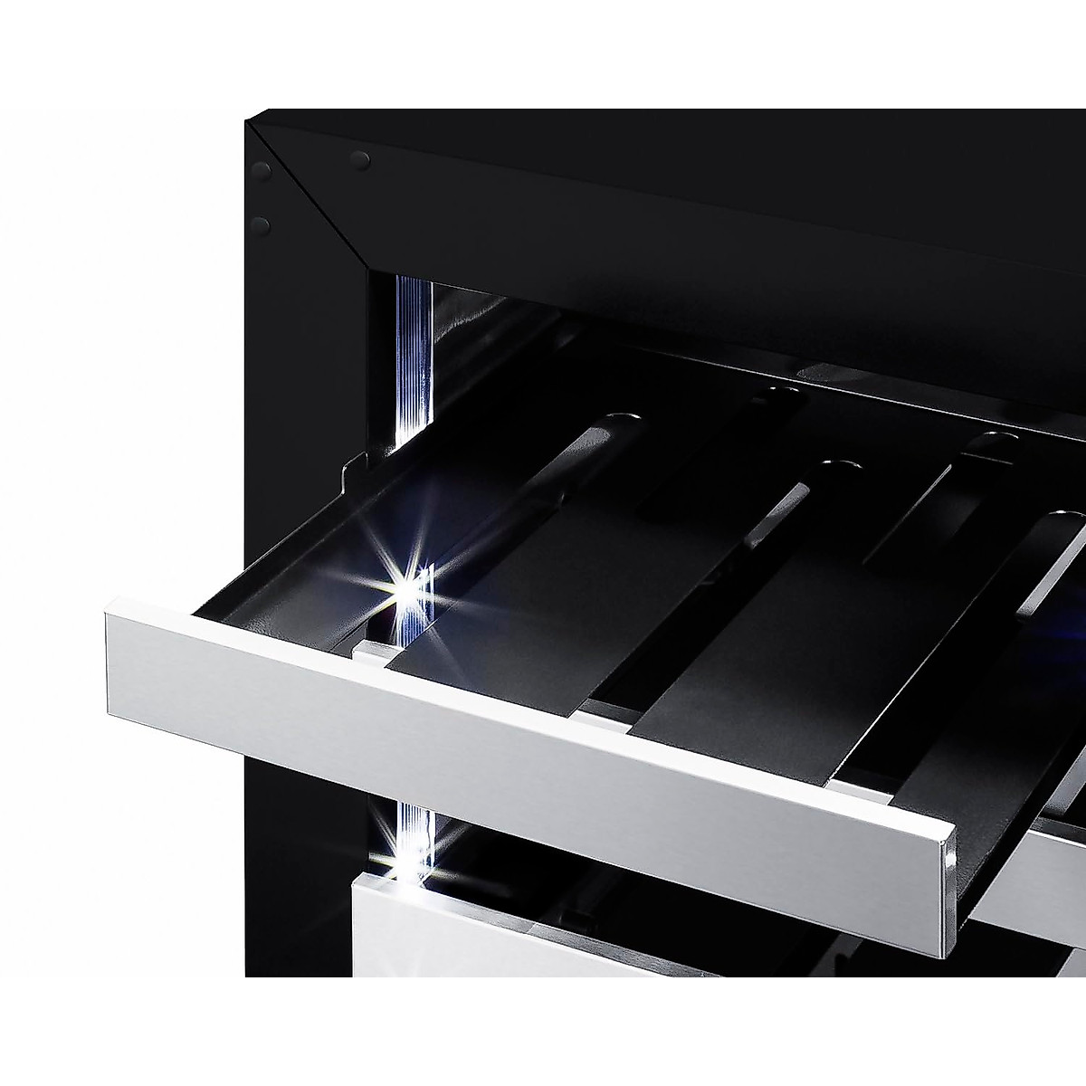 Summit ASDW1522 Summit ASDW1522 15 Inch Wide 18 Bottle Capacity Built-In Wine Cooler with Front Door Lock