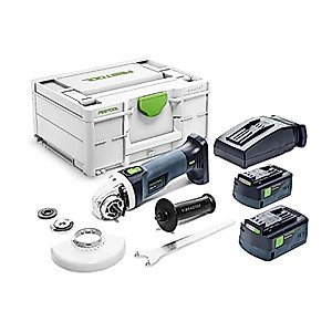 Festool 576823 Cordless Angle Grinder AGC 18-125 Li 5.2 EBI-Plus