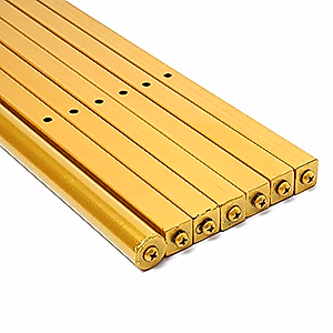 LGODDYS Gold Metal Clothing Rack with 3 Wood Shelf Heavy Duty Freestanding Garment Rack Wedding Dress Retail Studio Display Stand Shoes Bags Clothes Organizer Storage Shelves