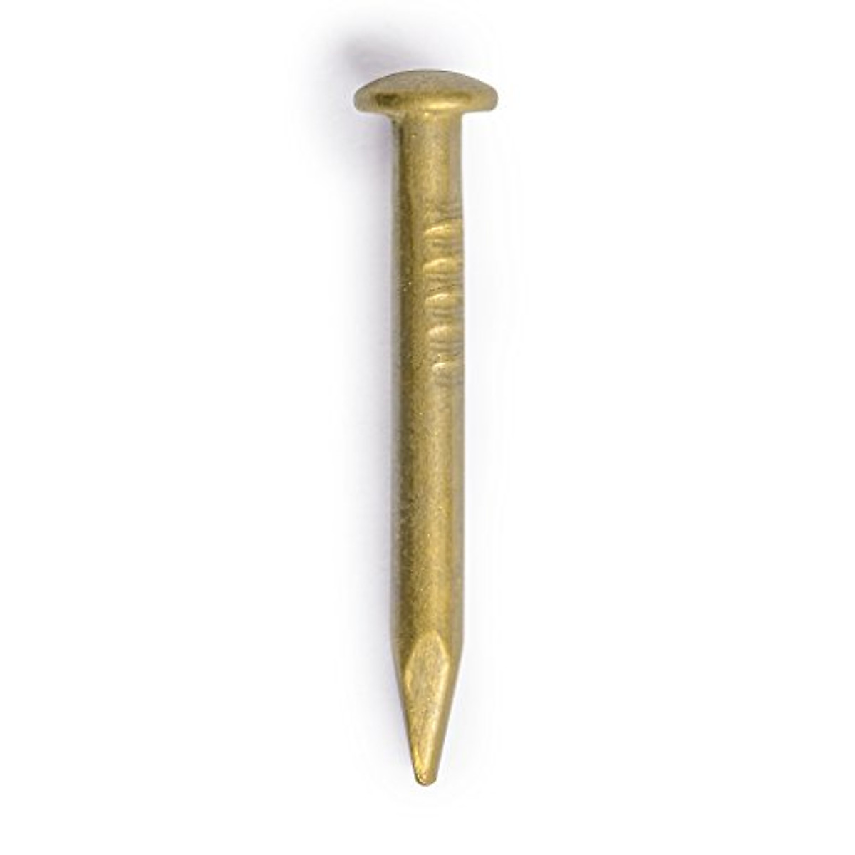 Hardware Philosophy Pure Brass Nails, 0.6 Inch, Bag of 100 - Architectural, Interior Design, Doors, Furniture Cabinet Customization Hardware