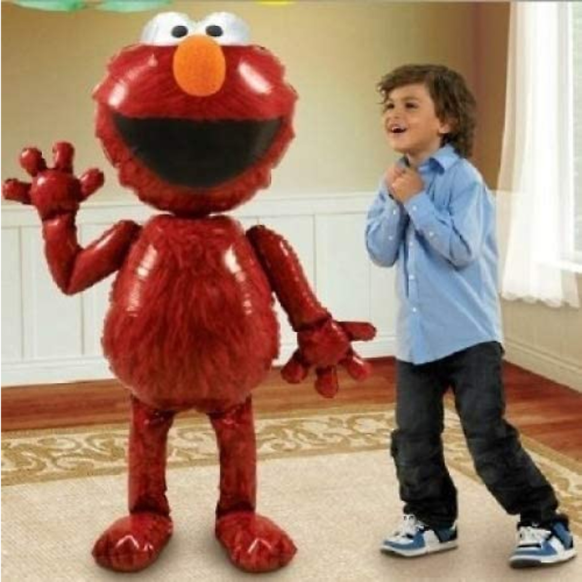 Anagram Elmo Birthday Party Supplies Giant 54 Inch Airwalkers Balloon Bouquet Decorations