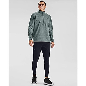 Under Armour Armour Fleece 1/2 Zip, Lichen Blue (424)/Black, Medium