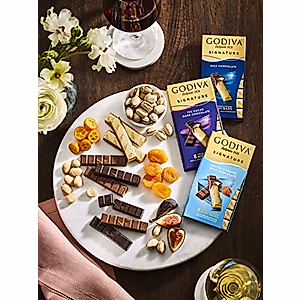 Godiva Chocolatier Signature Roasted Almond Dark Chocolate, 12-Ct. (8 pc. each)
