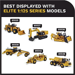 Diecast Masters 1:125 Caterpillar 657G Wheel Tractor Scraper, Elite Series Cat Truck | Scale Model Diecast Collectible Construction Trucks | Caterpillar Truck, Diecast Masters Model 85542