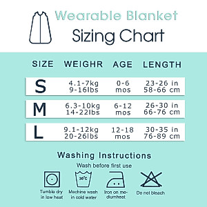 Jeroray Wearable Blanket-Stretchy Sleeping Bag,(0-6 Months) TOG 1.0,2-Pack,2 Way Zipper,Unisex,Deer&Solid Pink,Large