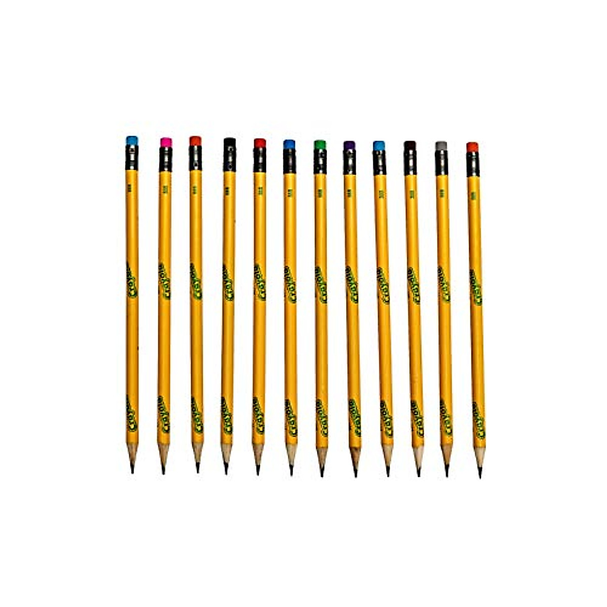 Crayola Number 2 Pencils, Back To School Supplies, 12ct Wooden Pencils