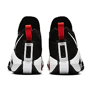 Nike Mens Lebron Soldier XIV 14 Basketball Shoes (Black/White-University Red, Numeric_12)