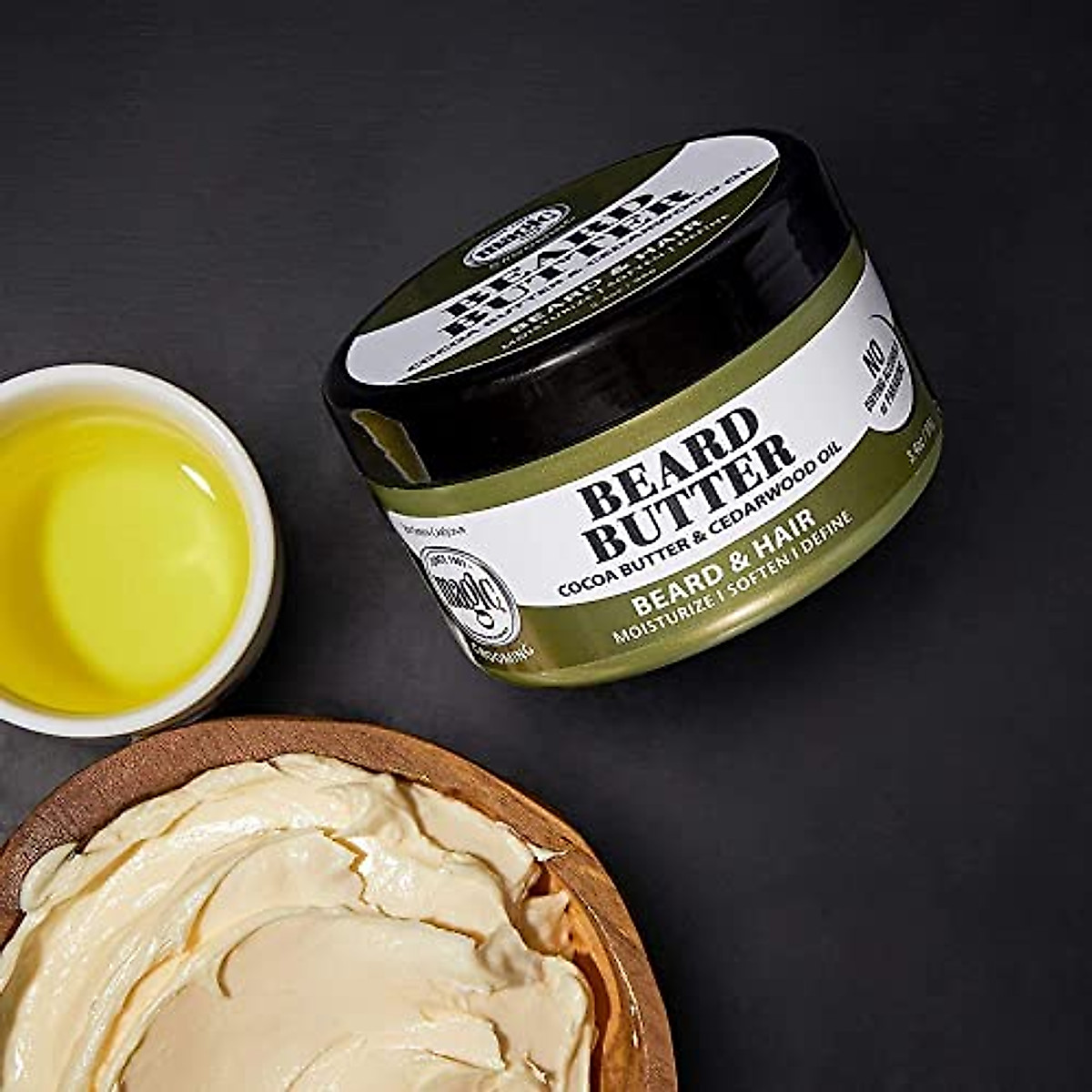 SoftSheen-Carson Magic Men's Grooming Conditioning Beard Butter With Cocoa Butter and Cedarwood Oil, Moisturizes, Softens and Define With No Drying Alcohol, 3.5 ounces