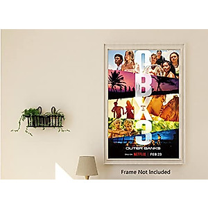 XIHOO OBX 3 - Outer Banks Season 3 Poster 16x24, Unframed