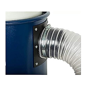 Rikon Dust Extractor With Fittings & Wall Mount, 12 Gallon Capacity