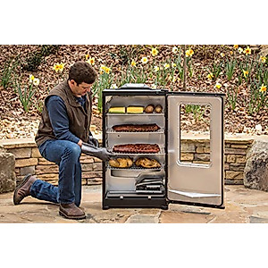 Masterbuilt MB20074719 Bluetooth Digital Electric Smoker, 40 inch, Stainless Steel
