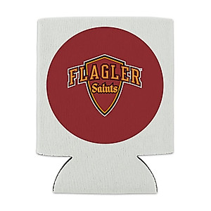 Flagler College Primary Logo Can Cooler - Drink Sleeve Hugger Collapsible Insulator - Beverage Insulated Holder