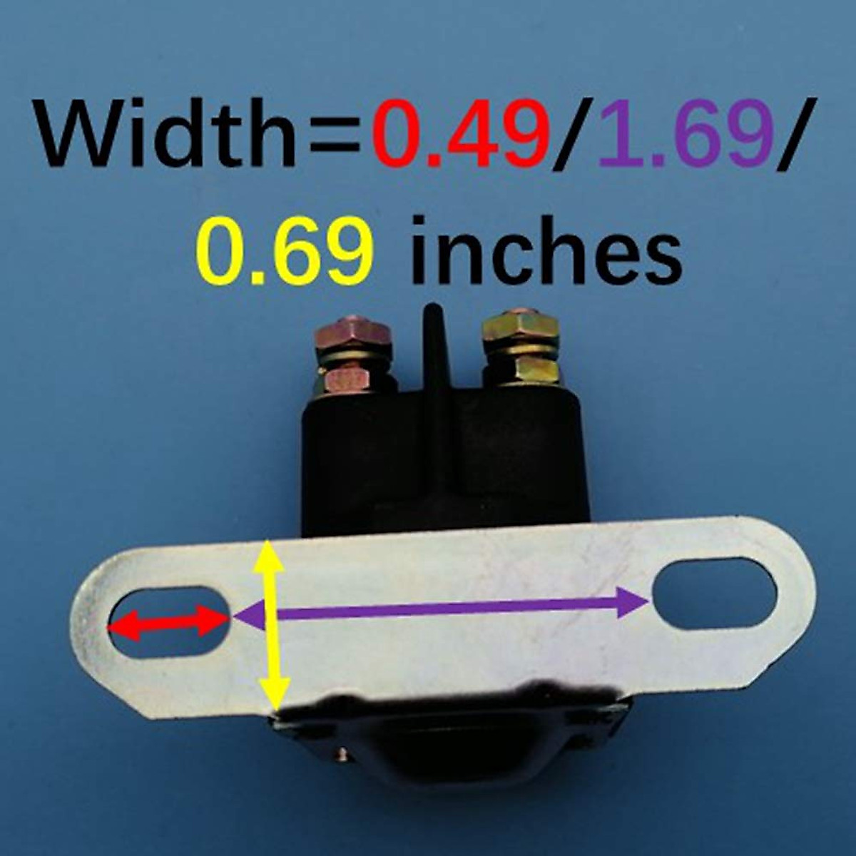 Tuzliufi Starter Solenoid Relay Compatible with 725-04439 725-04439A AM130365 AM132990 AM133094 AM138068 AM138497 GY00185 247288852 PGT9000 247203701 247374880 247889980 247889981 12V 4 Terminals Z403