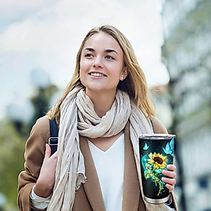 Qatdey Daughter Gift from Mom/Dad, Birthday Gifts for Daughter Adult from Mother, Best Gift Ideas for Grown Daughters Coffee Tumbler 20oz, To My Daughter Gift, Graduation Gifts for Daughter Coffee Cup