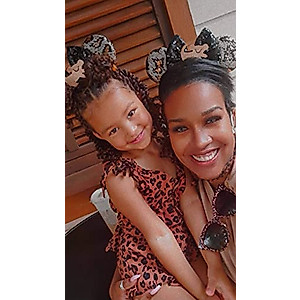 CLGIFT Leopard Minnie Ears, Animal Kingdom Ears, Lion King Minnie (Lion King)