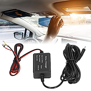 Acouto Dash Cam Hardwire Kit 12V-30V to 5V Car Dash Camera Power Cord Hardwiring Set for Mirror Cam GPS Navigator Radar Detector (Type C)