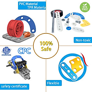 HISTOYE Building Toys for Kids Age 4-8 Erector Sets for Boys Age 6-8-12 Stem Toys for 5+ Year Old Boys Robot Building Kit for Kids DIY Building Blocks Construction Toys Gifts for 4 5 6 7 8+ Years Old