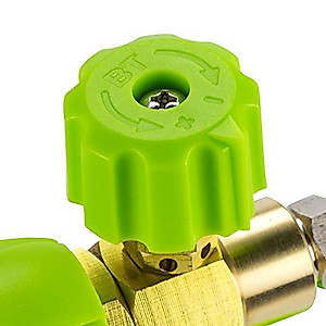 Pilot/Bully Voodoo Ride VR77FC Power Pressure Washer Foam Cannon Gun with Adjustable Sprayer and Soap Intake Valve for High Pressure Washing | 32oz Fluid Bottle, 1/4" Quick Connect, Soap Control Knob