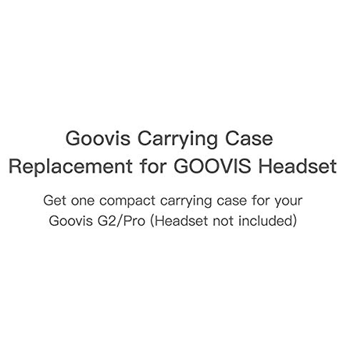 GOOVIS Original Portable Carrying Case for GOOVIS G2 VR Headset，GOOVIS Pro，Goovis Headset Cinema Accessories