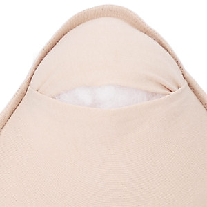 AMONIDA Foam Breast Forms, Breathable Pressure Relief Sponge Bra Inserts for Breast Cancer for Female Breast Surgery for Mastectomy Women (L)