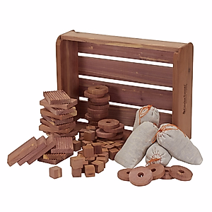 Household Essentials Set Fresh Expanded Closet Storage Accessory Kit with Bonus 12 x 9 in. Cedar Box