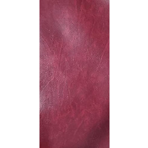 Plastex Faux Leather Caprice, Wine 10 Yards