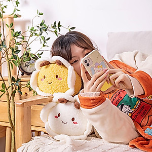 TONGMAN 12 inch Bee Plush Toy, Cute Bee Stuffed Plushie Pillow Doll, Soft bee Pillow Toy, Suitable for Boys and Girls Birthday Party